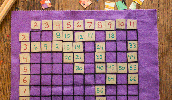 Cool Math Games DIY Multiplication Touch Crafting A Green World