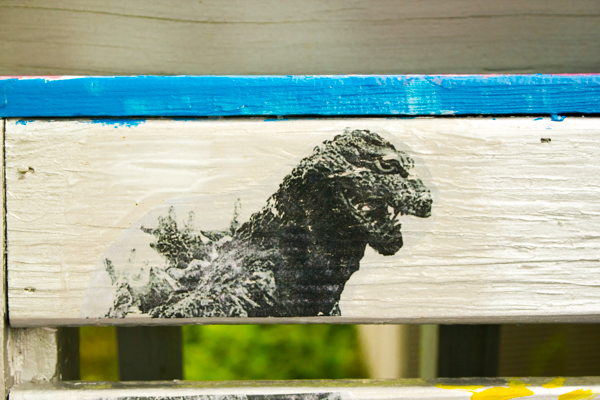 Image Transfer to Furniture using Acrylic Gel Medium