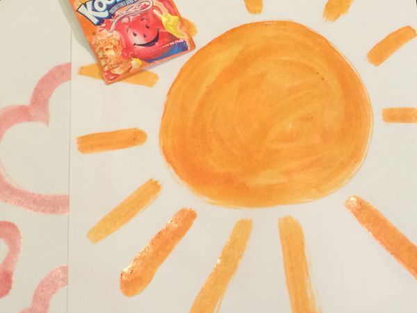 Homemade Kool-Aid Watercolor Paints