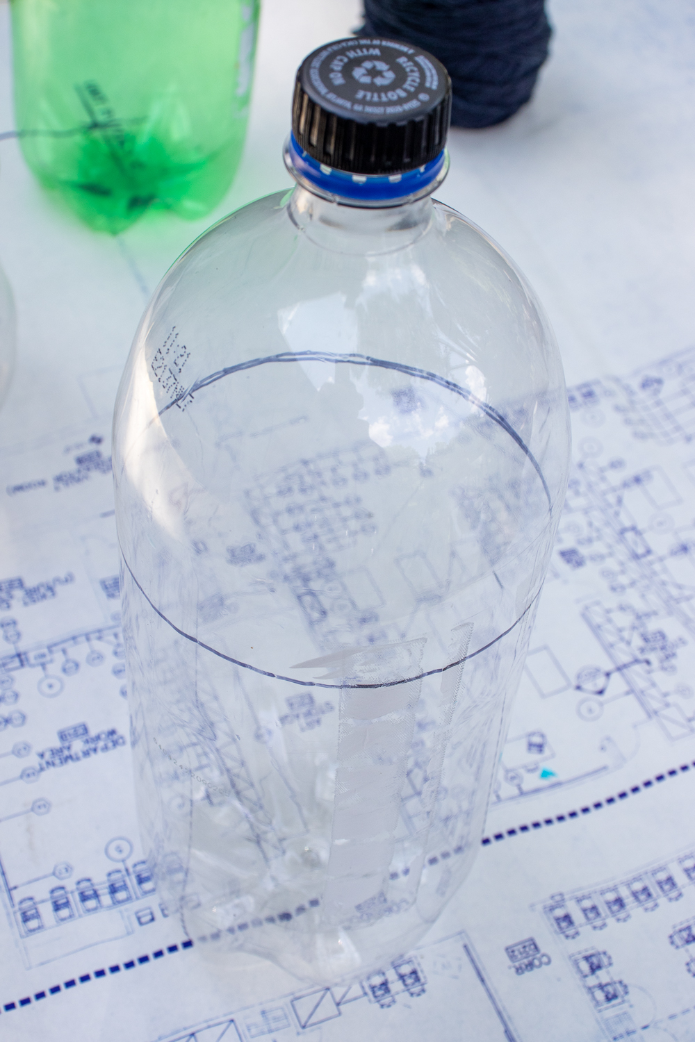 Leaning into the Discomfort, Part One: An Upcycled 2-Liter Bottle Planter