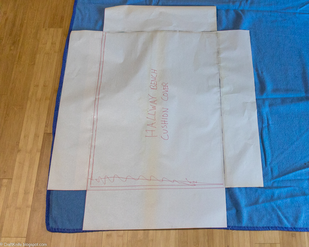 DIY Cushion Cover from a Blanket
