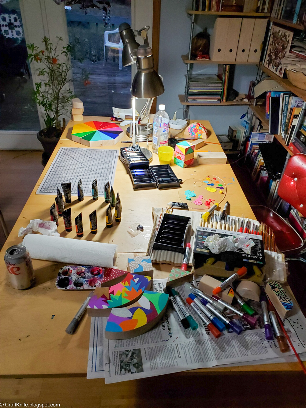 New Toys from Old Toys: Painted Building Blocks