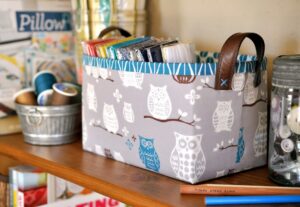 20 Fabric Bins, Baskets, and Other DIY Storage Solutions