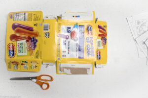 DIY Coloring Book with an Upcycled Cardboard Cover
