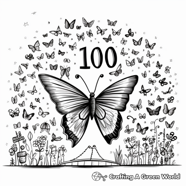 100th Day Of School Coloring Pages - Free & Printable!