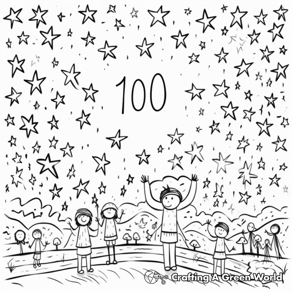 100th Day Of School Coloring Pages - Free & Printable!