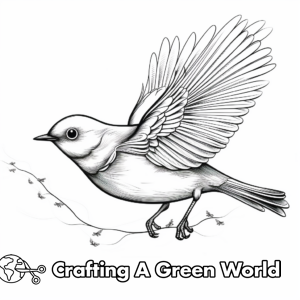 Blue Bird Coloring Pages - Free & Printable!