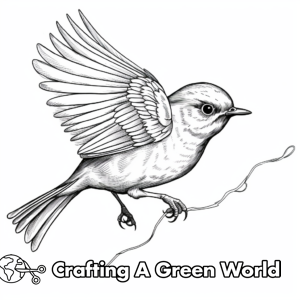 Blue Bird Coloring Pages - Free & Printable!