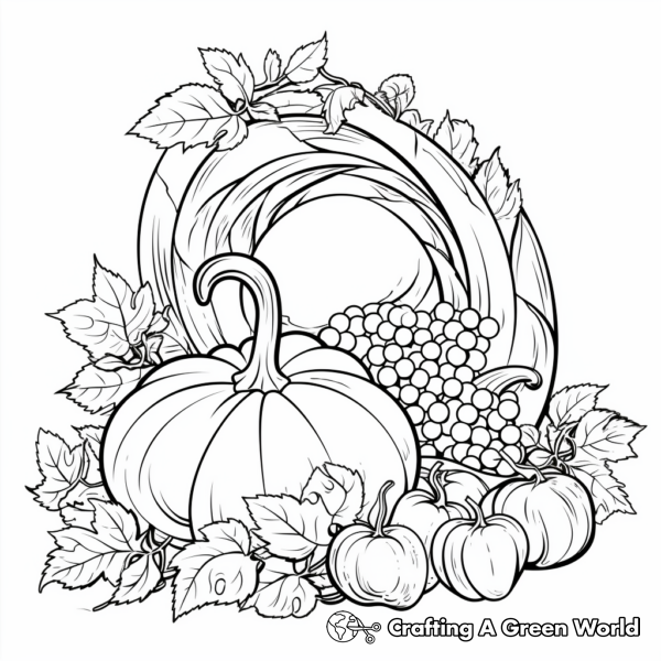 F Is For Fall Coloring Pages - Free & Printable!