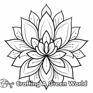 Mandala Flower Coloring Pages - Free & Printable!