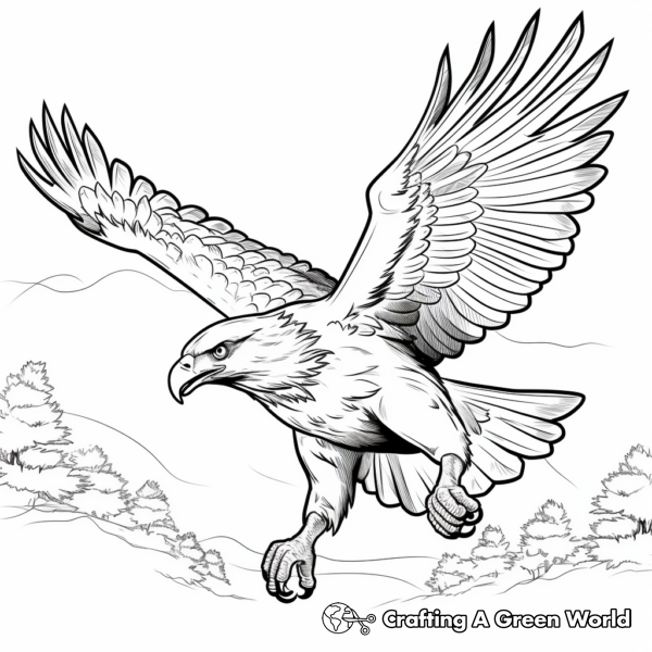 Flying Bird Coloring Pages - Free & Printable!