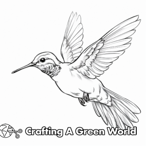 Realistic Hummingbird Coloring Pages - Free & Printable!