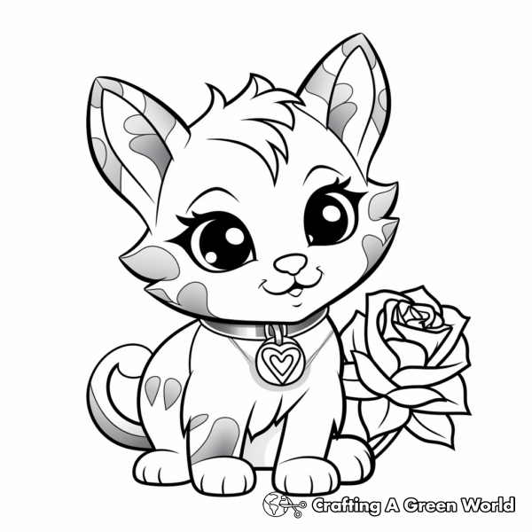 Flower Animal Coloring Pages - Free & Printable!