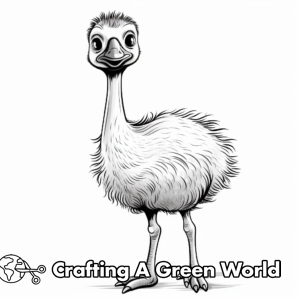 Ostrich Coloring Pages - Free & Printable!