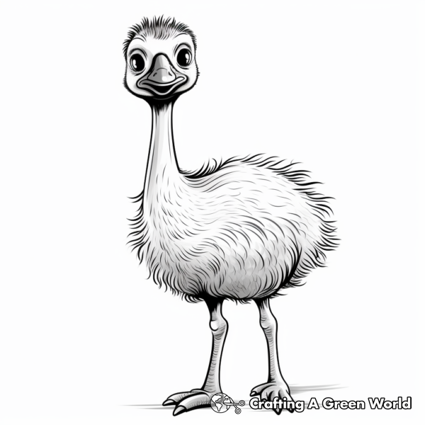 Ostrich Coloring Pages - Free & Printable!