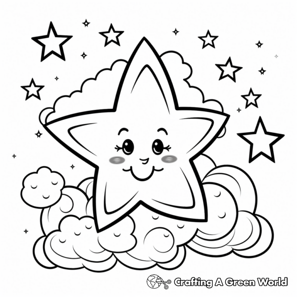 Sun, Moon, and Stars Coloring Pages - Free & Printable!