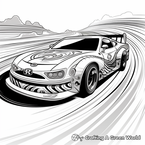 Race Car Coloring Pages - Free & Printable!
