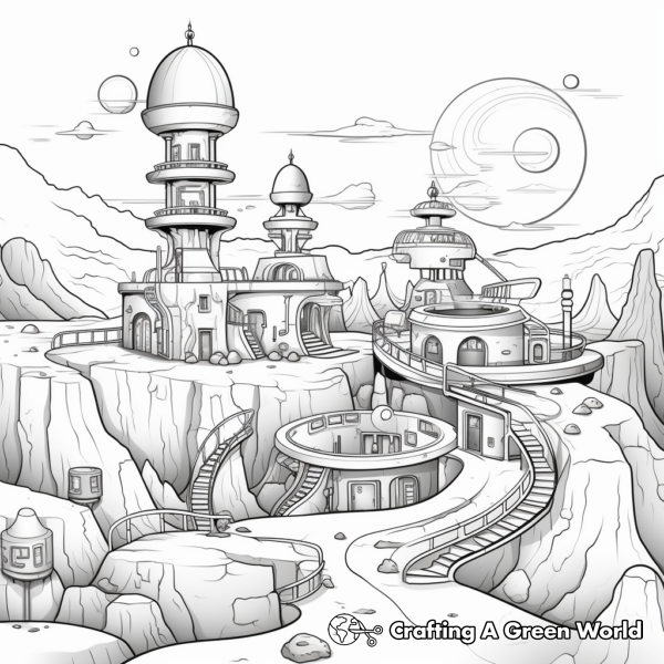 Space Coloring Pages For Adults - Free & Printable!
