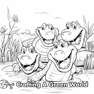 Alligator Coloring Pages - Free & Printable!