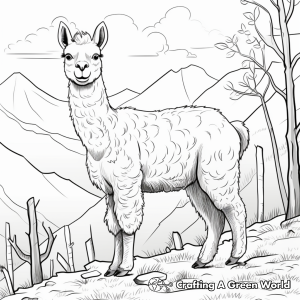 Alpaca Coloring Pages - Free & Printable!