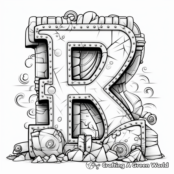 Plain Alphabet Coloring Pages - Free & Printable!