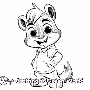 Chipmunk Coloring Pages - Free & Printable!