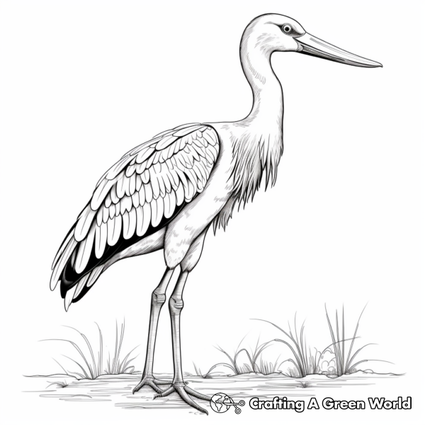Stork Coloring Pages - Free & Printable!