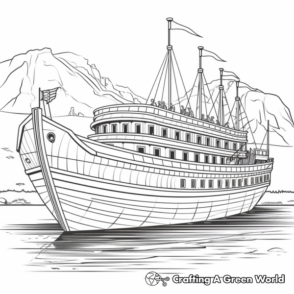 Boat Coloring Pages - Free & Printable!