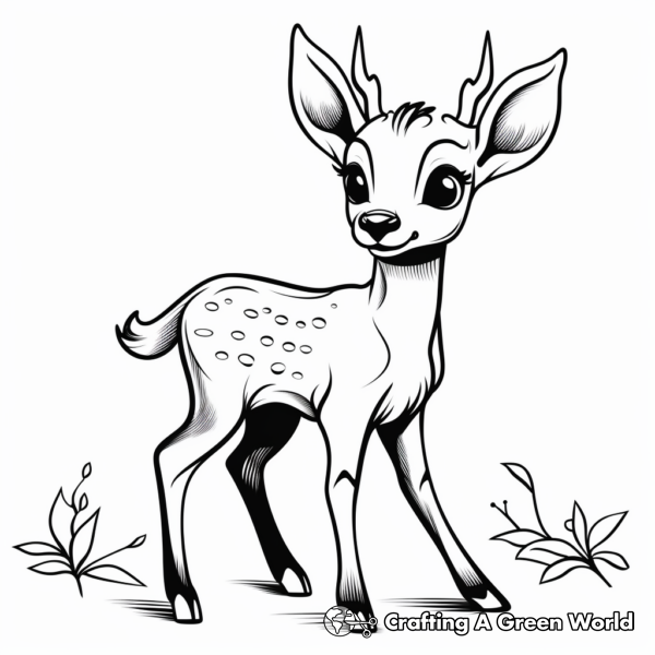 Cute Deer Coloring Pages - Free & Printable!