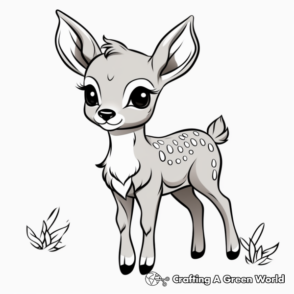 Cute Deer Coloring Pages - Free & Printable!