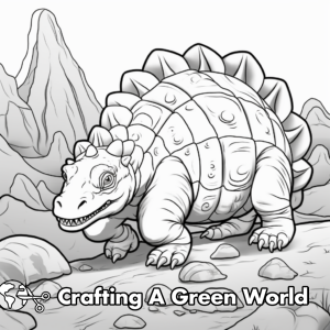 Ankylosaurus Coloring Pages - Free & Printable!