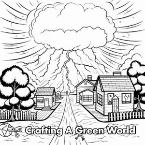 Thunderstorm Coloring Pages - Free & Printable!