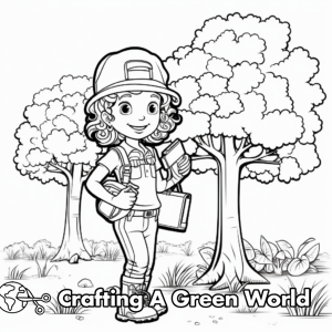 Arbor Day Coloring Pages - Free & Printable!