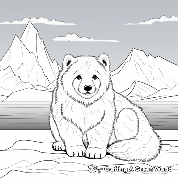 Arctic Fox Coloring Pages - Free & Printable!
