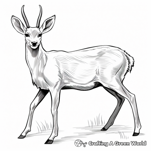 Mule Deer Coloring Pages - Free & Printable!