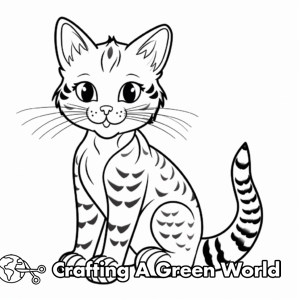 Tabby Cat Coloring Pages - Free & Printable!