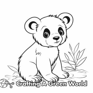 Bear Cub Coloring Pages - Free & Printable!