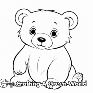 Bear Cub Coloring Pages - Free & Printable!