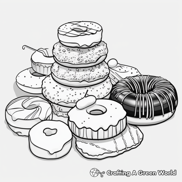 Food Coloring Pages - Free & Printable!