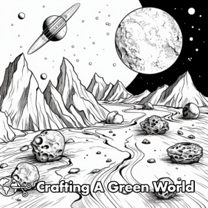 Space Coloring Pages For Adults - Free & Printable!