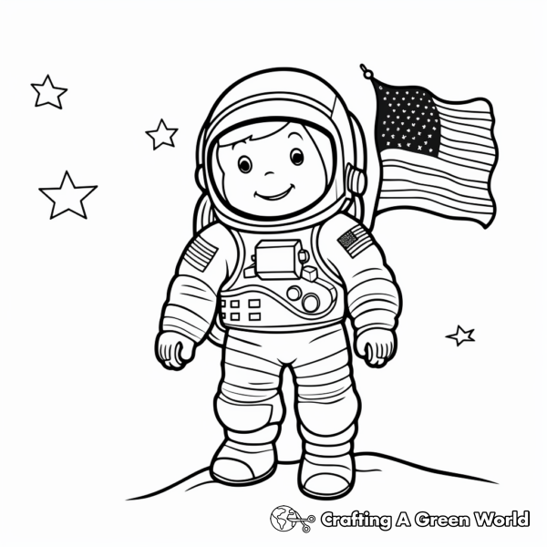 Astronaut Coloring Pages - Free & Printable!