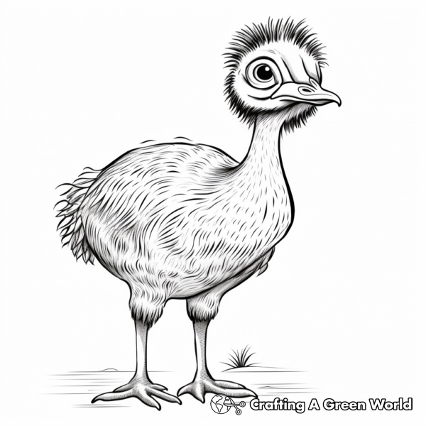Emu Coloring Pages - Free & Printable!