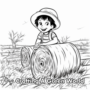 Hay Coloring Pages - Free & Printable!