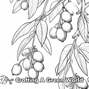 Pecan Coloring Pages - Free & Printable!