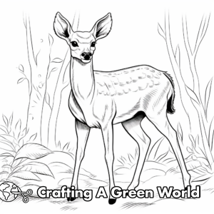 Deer Coloring Pages - Free & Printable!