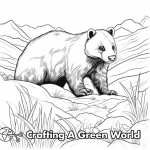 Badger Coloring Pages - Free & Printable!