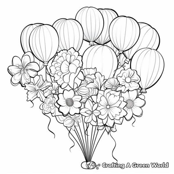 Balloon Coloring Pages - Free & Printable!