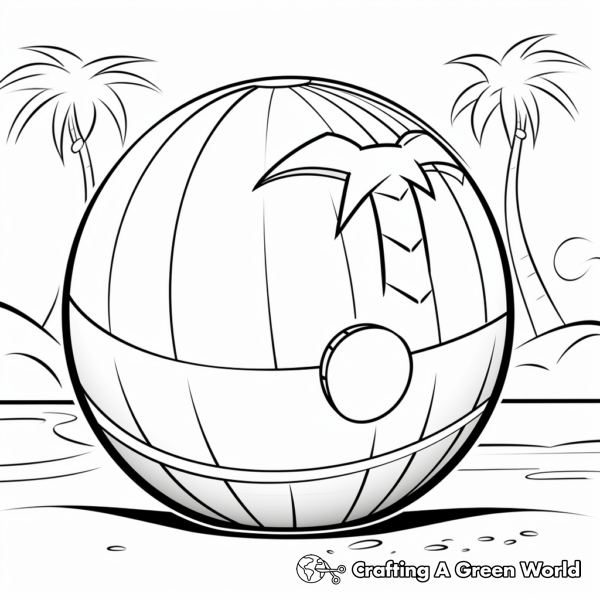 Beach Coloring Pages - Free & Printable!