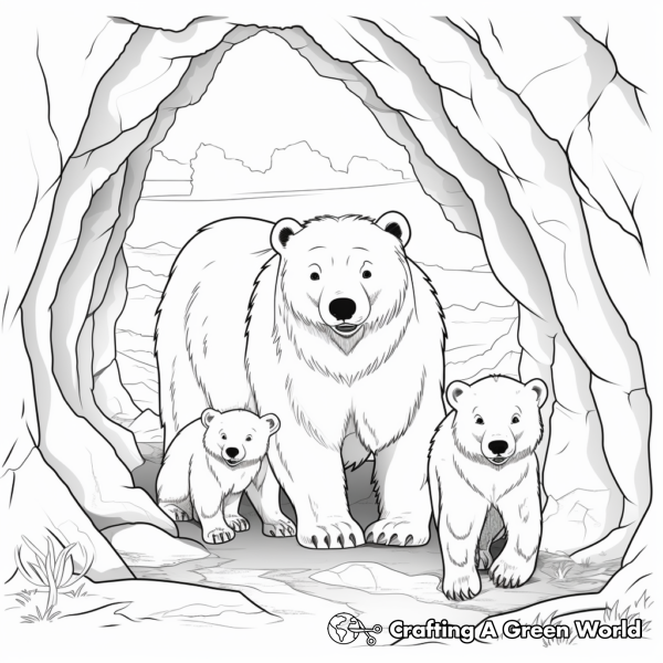 Bear Family Coloring Pages - Free & Printable!