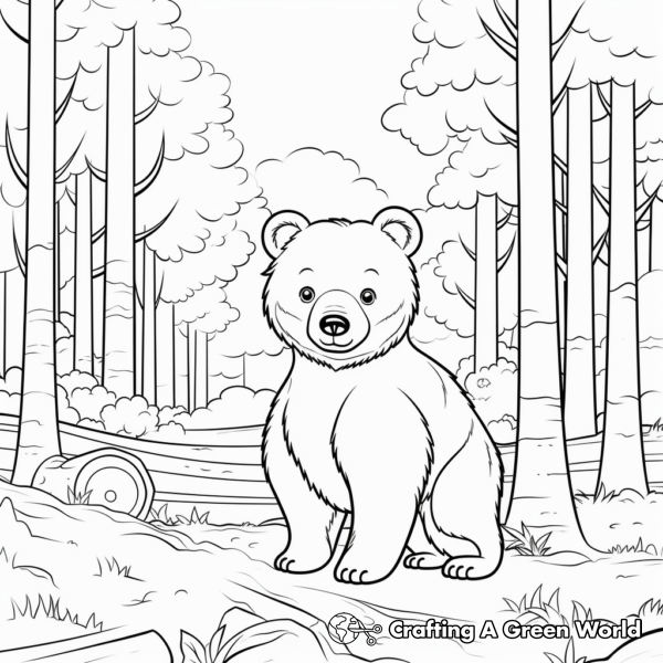 Bear Coloring Pages - Free & Printable!